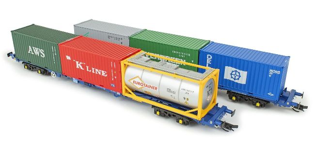 Hornby TT:120’ KFA container wagons | Model Rail November 2025