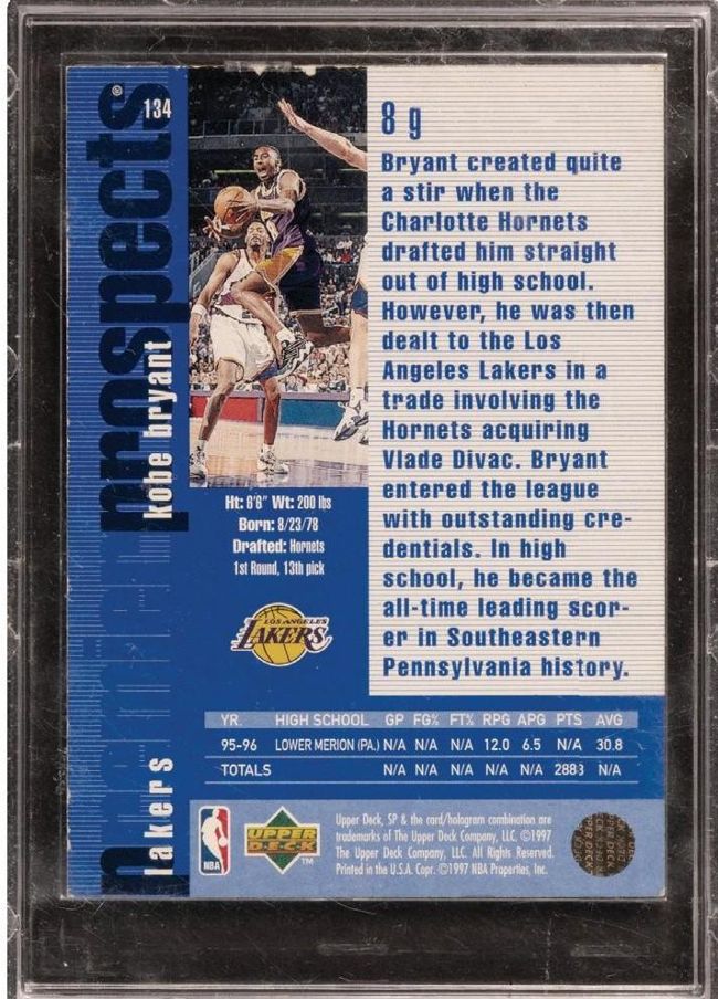 KOBE POWER: ROUGH SHAPE BRYANT RC AU SELLS AT AUCTION | Beckett ...