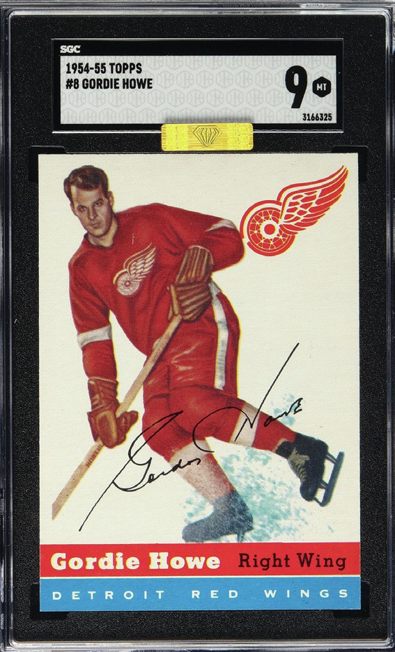 1954-55 TOPPS# 8 GORDIE HOWE | Beckett Vintage Collector Magazine 2026 ...