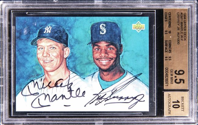 TWO ICONIC CENTERFIELDERS, ONE LEGENDARY CARD | Beckett Vintage ...