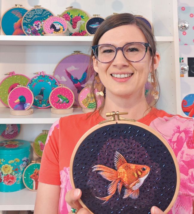Meet the Artist Becky Dawes | Stitch magazine Oct/Nov 2025