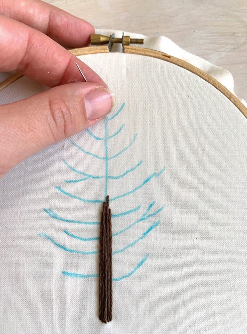Festive Fir | Stitch magazine Dec/Jan 25/26