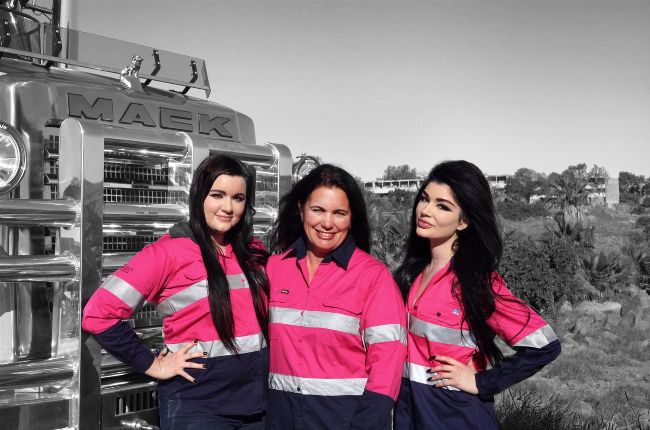 The bright pink big-rig drive for success | Driven Women Magazine Issue ...