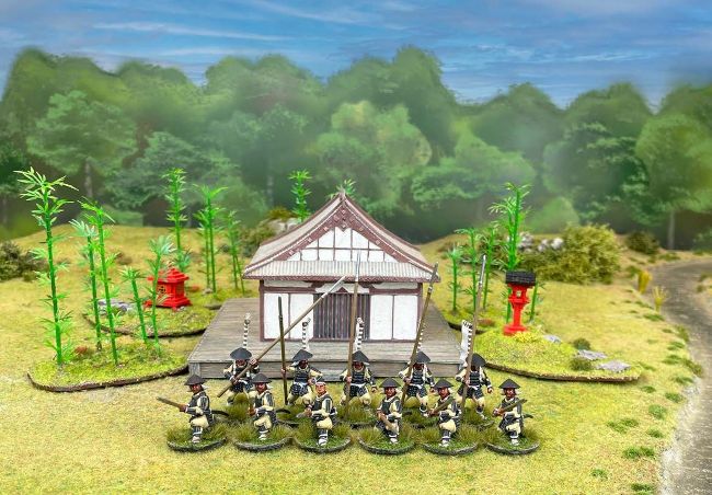 BATCH PAINTING FIREFORGE ASHIGARU | Wargames Illustrated Wi435 March 2024