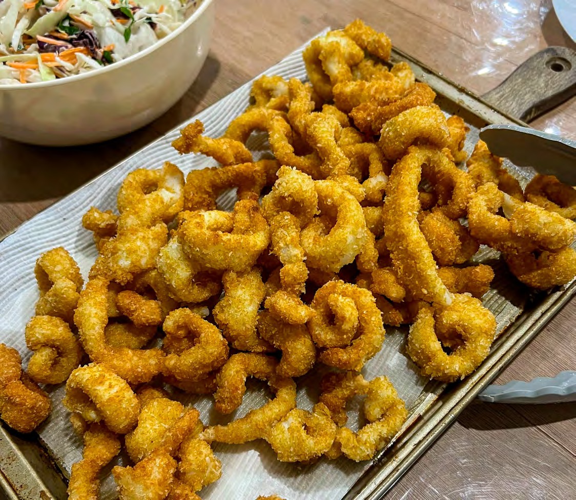 COCONUT & LEMON CRUMBED CALAMARI | Pocketmags.com - South Australian Angler